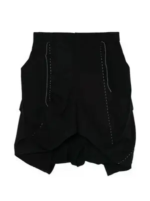 Sacai Black Wash Skirts