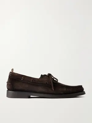 Officine Creative Balfron 002 Suede Boat Shoes - Brown