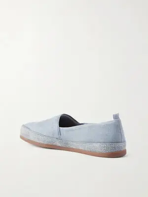 Mulo Canvas Espadrilles - Blue