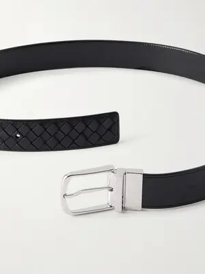 Officine Creative 4cm Woven Leather Belt