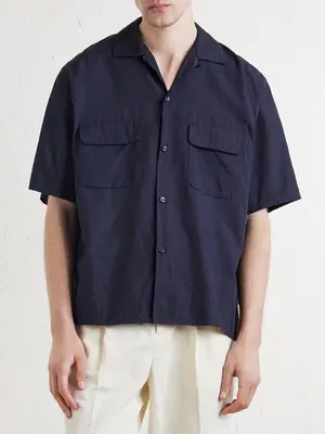 KAPTAIN SUNSHINE Cotton And Silk-blend Shirt