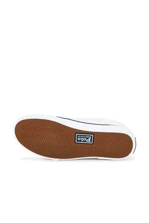 Polo Ralph Lauren Faxon Leather Low Top Sneaker - White