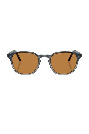 Oliver Spencer Fairmont Sun Irregular Sunglasses - Twilight Gradient