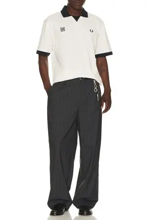 Fred Perry X Meyba Printed Polo In White