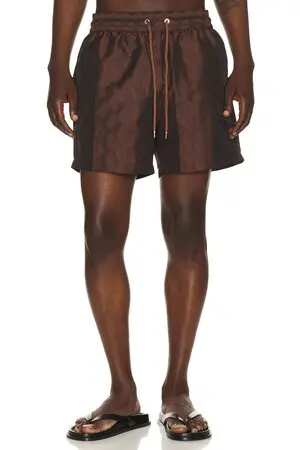 Frescobol Carioca Rio Swim Short - Brown