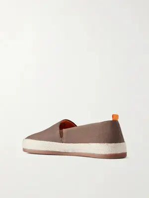 Mulo Canvas Espadrilles - Brown