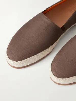 Mulo Canvas Espadrilles - Brown