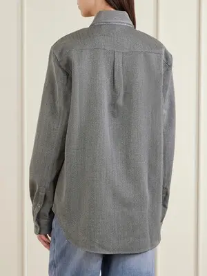 Tibi Mélange Virgin Wool Zip-up Jacket