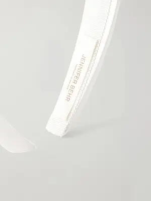 JENNIFER BEHR Tori Silk-satin Headband - Neutrals