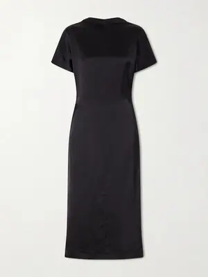 Tove Satin Midi Dress