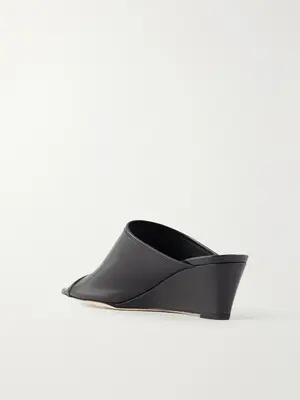 AeydĒ Suzanne Leather Wedge Sandals
