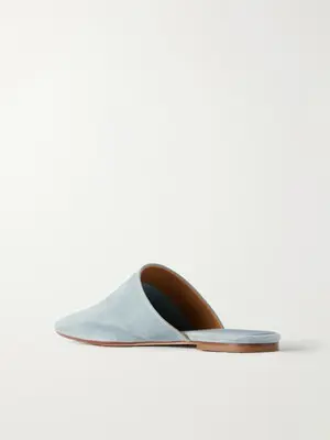 AeydĒ Rega Suede Slides - Blue