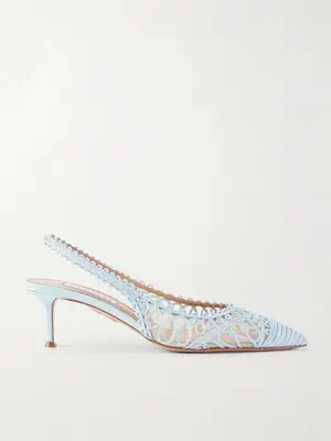Aquazzura Lace Pumps