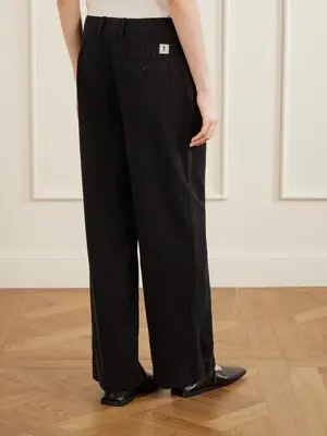Eterne Benson Cotton-gabardine Straight-leg Pants