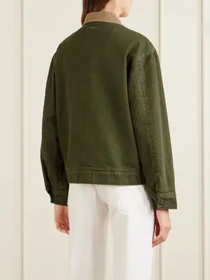 Aimé Leon Dore Corduroy-trimmed Denim Jacket