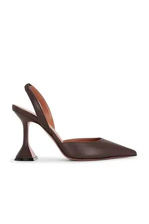 Amina Muaddi Holli 95 Nappa Sling Back Pump