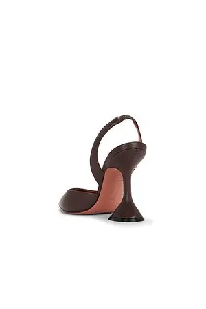 Amina Muaddi Holli 95 Nappa Sling Back Pump