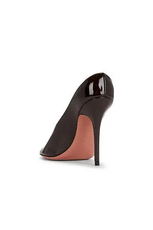 Amina Muaddi Anok 105 Patent Slipper Mule