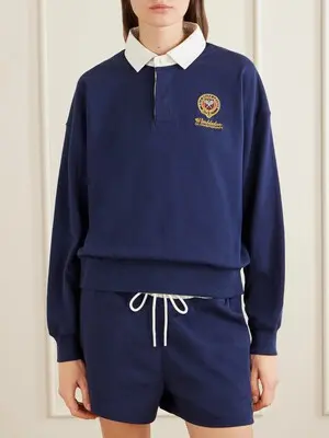 Polo Ralph Lauren Logo-appliqué Cotton Sweatshirt - Blue