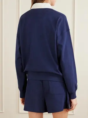 Polo Ralph Lauren Logo-appliqué Cotton Sweatshirt - Blue