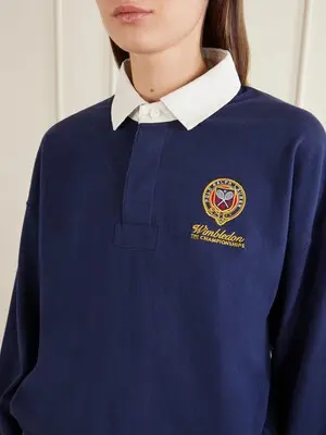Polo Ralph Lauren Logo-appliqué Cotton Sweatshirt - Blue