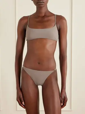 Kiki De Montparnasse Athletic Bikini Top - Gray