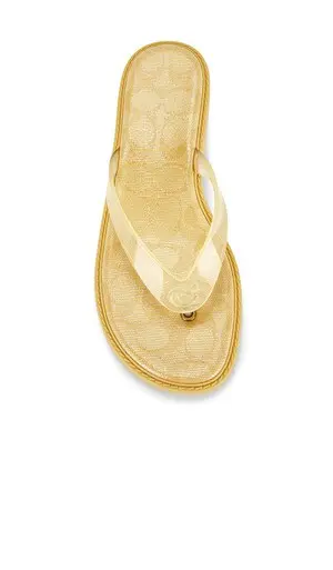 COACH Jelly Flip Flop Sandal - Vanilla