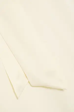 Zimmermann Pussy-bow Belted Twill Midi Dress