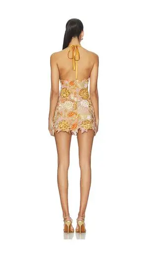 ZULEYHA KURU Manon Sequin Embellished Floral Dress