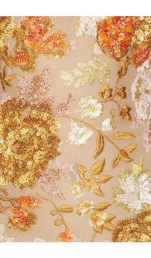 ZULEYHA KURU Manon Sequin Embellished Floral Dress