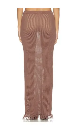 SNDYS. Crochet Maxi Skirt