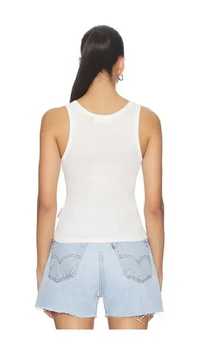 THE LAUNDRY ROOM Graphic Rib Tank Top