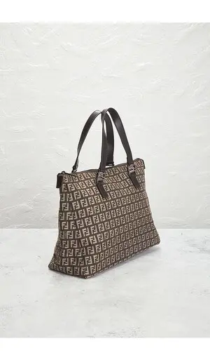 Undefined Fendi Zucchino Tote Bag