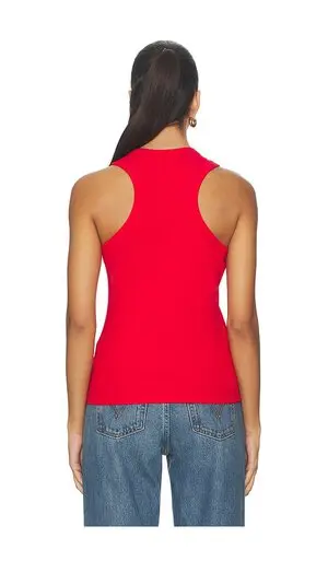 Terez X Phillies Scoop Neck Rib Tank Top - Red