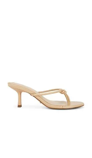 Women's Beige Heeled Sandals
