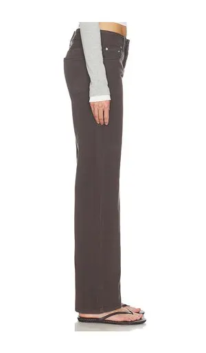 ST. AGNI 90s Low Rise Canvas Jeans