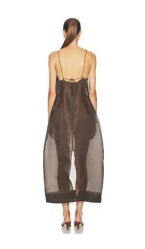 RÓHE Sheer Bustier Volume Dress