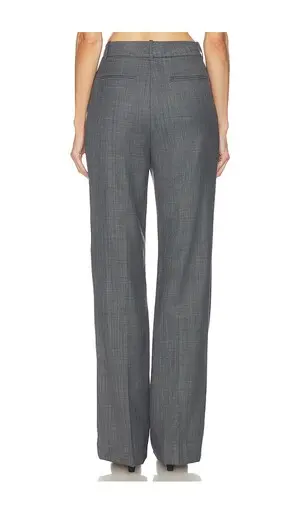 GANNI Wool Melange Suiting Straight Pant
