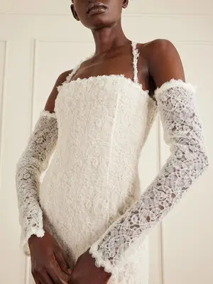 DANIELLE FRANKEL Evie Embroidered Tulle And Organza Gown