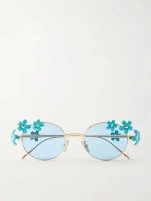 Loewe Gold Tone Eyewear For Women