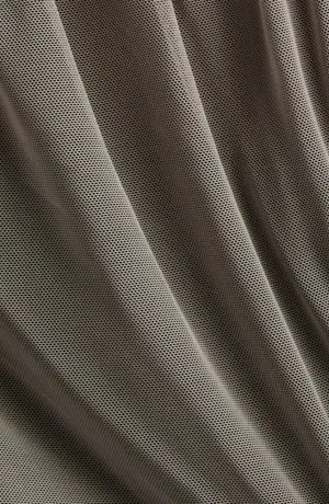 Rick Owens Collage Paneled Long Sleeve Gown - Dust