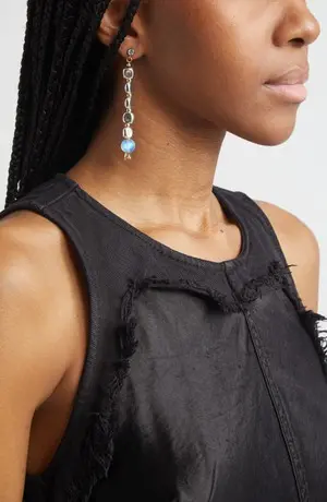 ISSHI Pisces Asymmetric Mismatched Drop Earrings