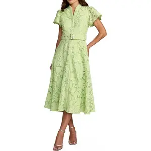Mandarin Collar Day Dresses