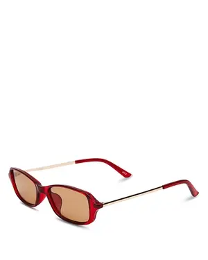 OTRA Caysee Rectangular Sunglasses - Red