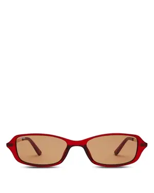 OTRA Caysee Rectangular Sunglasses - Red