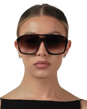 OTRA Rei 58mm Aviator Sunglasses