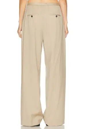 RÓHE Relaxed Drawstring Trousers - Beige