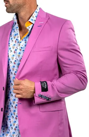 MACEOO Descartes Marthyr028 Virgin Wool Peak Lapel Blazer
