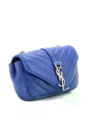 Saint Laurent Monogram Matelasse Chevron Leather Baby Crossbody Bag