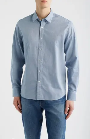 James Campbell Coronas Regular Fit Cotton Button-up Shirt